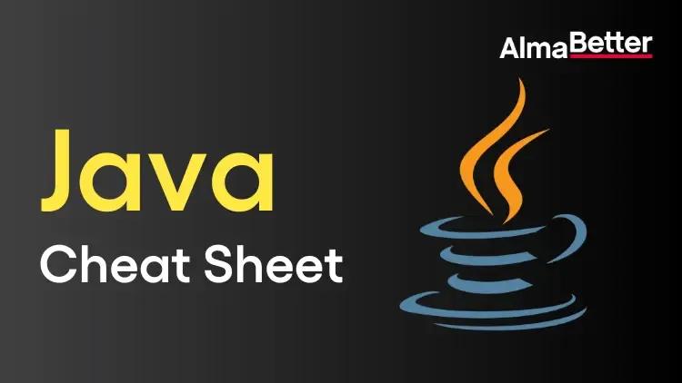 Java Cheat Sheet Basics To Advanced Java Cheat Sheet